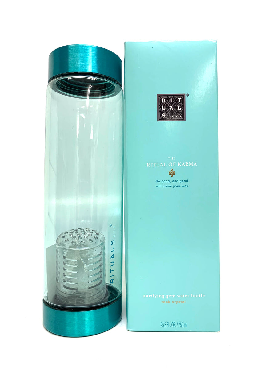 Rituals | The Ritual of Karma Gem Water Bottle | Rock Crystal – Flowure