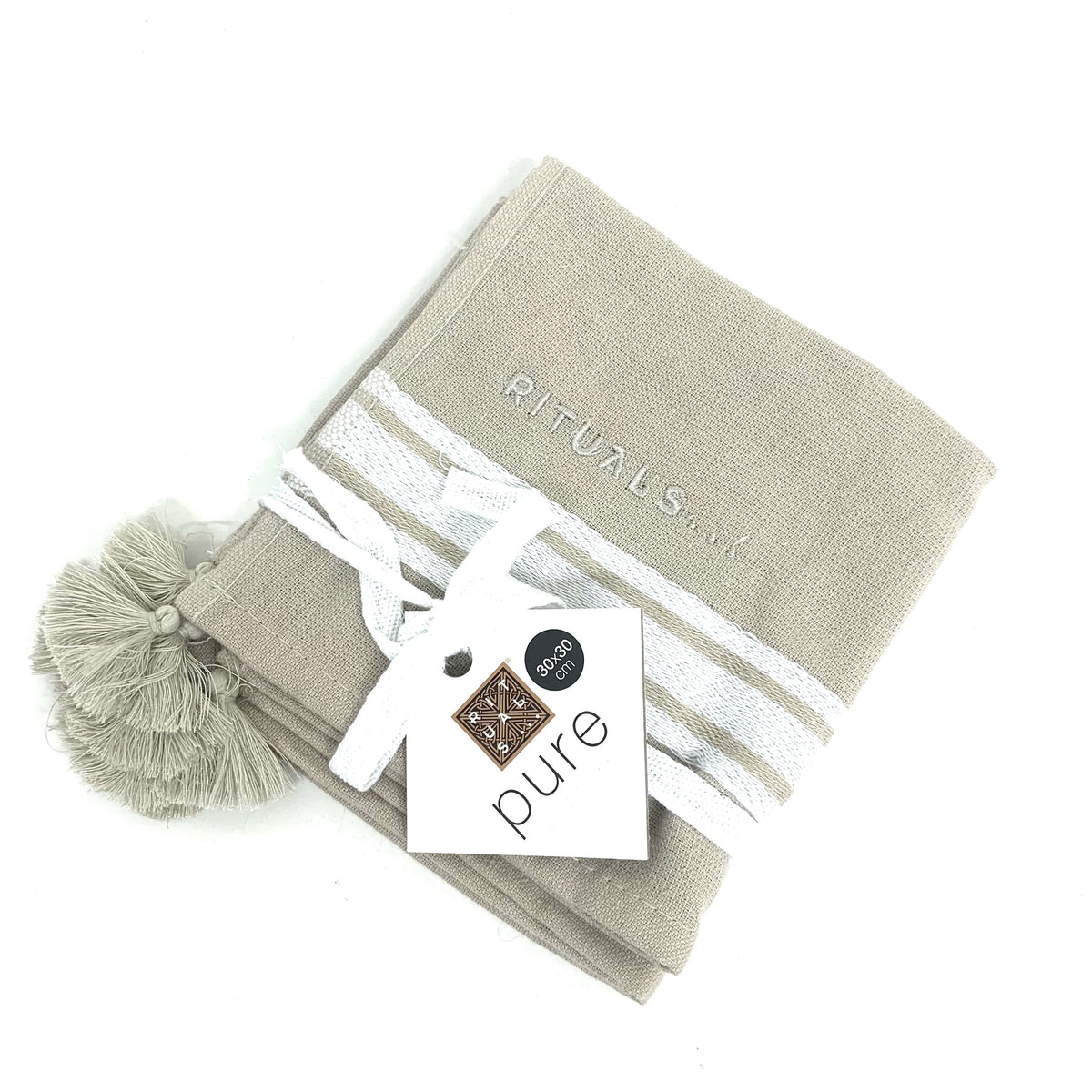 Rituals Gastendoekjes Beige 30x30 cm (2 stuks) – Flowure